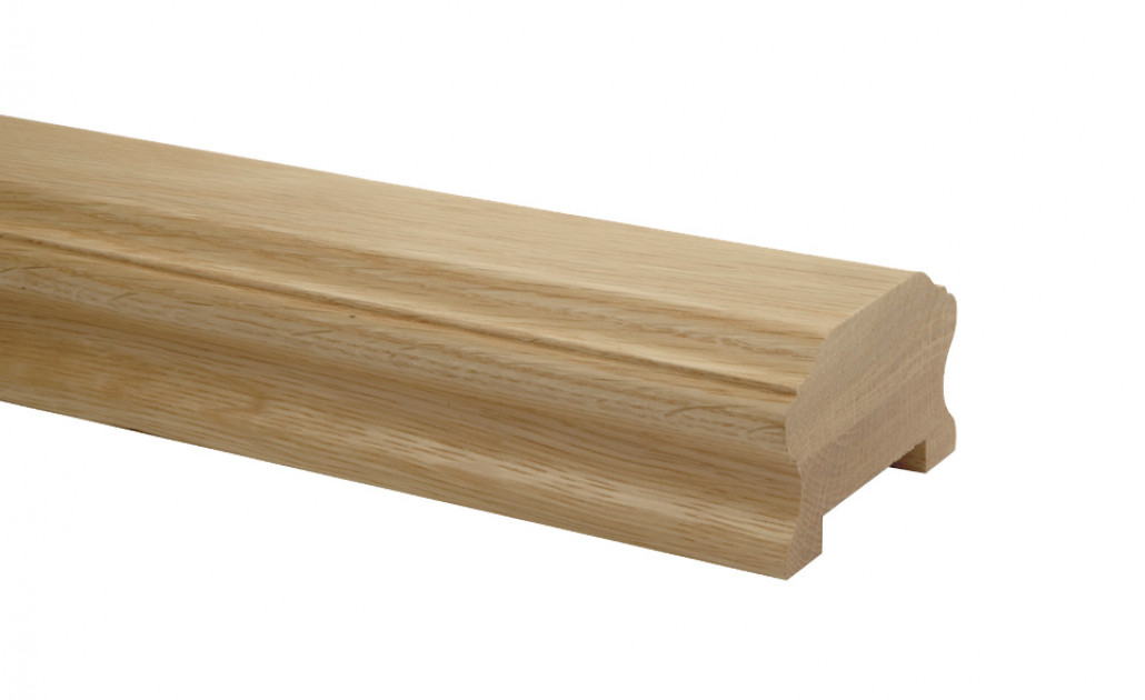 Oak Handrail 2400 92 55 | Richard Burbidge