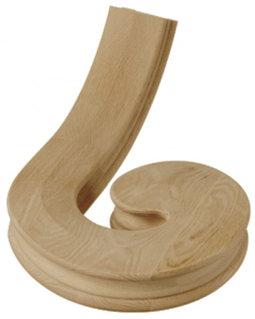 Classic Oak Right Hand Volute | Richard Burbidge