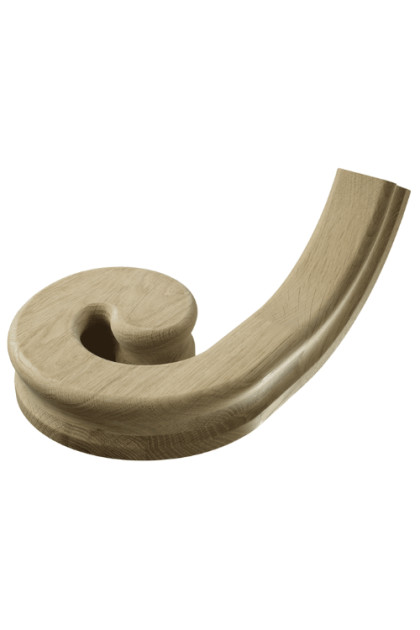 Oak HDR Left Hand Volute | Richard Burbidge